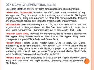 Six sigma in 10 steps | PPT