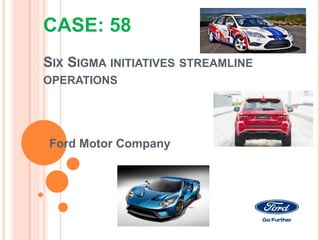 Six sigma, Six sigma initiatives streamline operations | PPTX