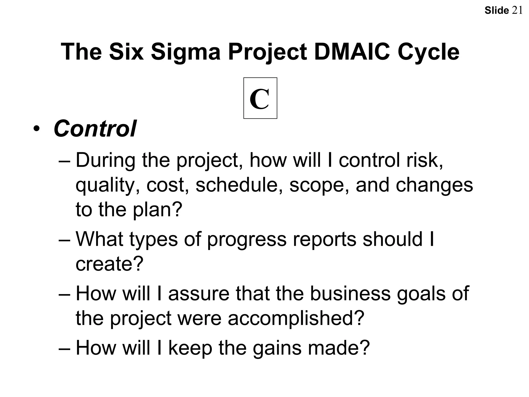 Six sigma introduction | PPT