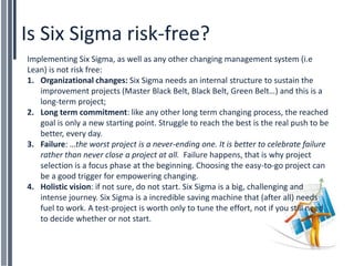 Six sigma introduzione | PPTX