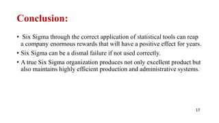 Six Sigma IP presentation | PPTX