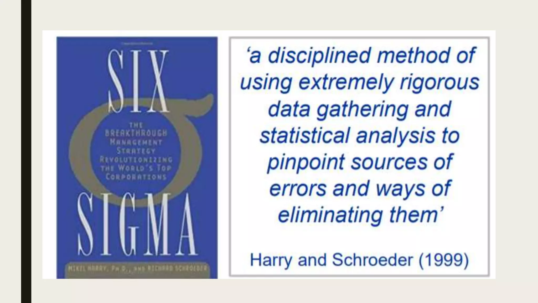 Six sigma metrics | PPTX