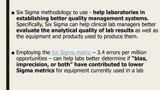 Six sigma metrics | PPTX
