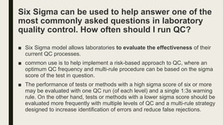 Six sigma metrics | PPTX