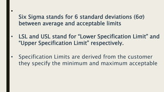 Six sigma metrics | PPTX
