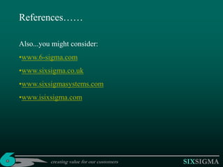Six sigma new | PPT