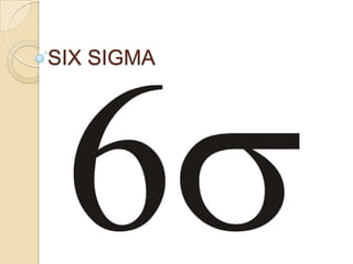 Six sigma newfinal | PPT