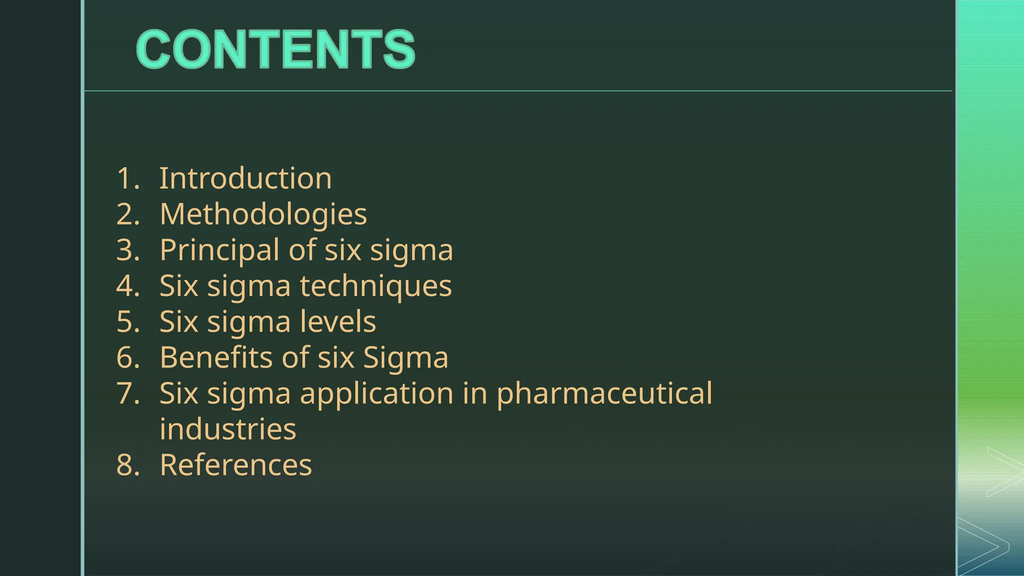 SIX SIGMA CONCEPT IN PHARMCEUTICAL INDUSTRY | PPTX