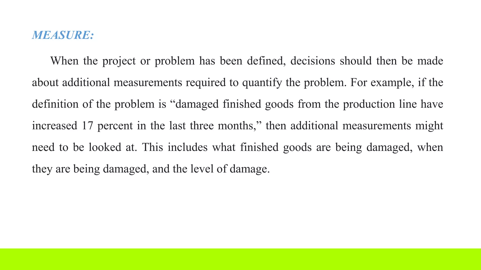 Six sigma problem solving | PPTX