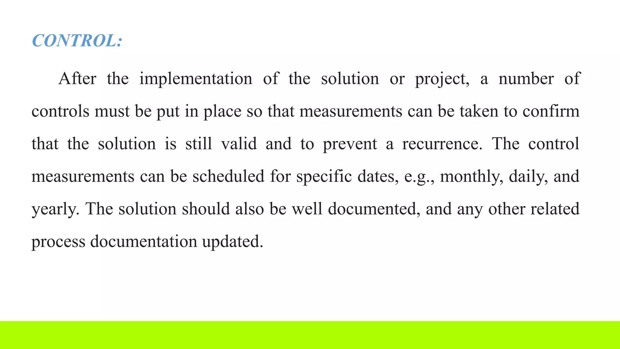 Six sigma problem solving | PPTX