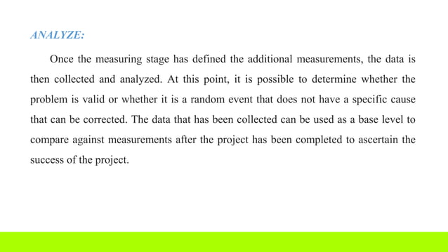 Six sigma problem solving | PPTX