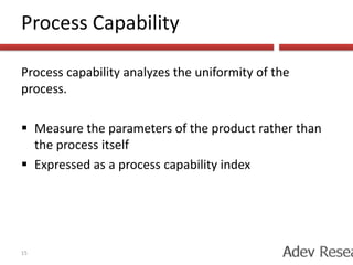 Six Sigma & Process Capability | PPTX