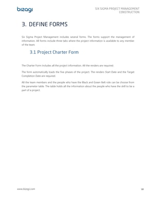 Six sigma project management construction | PDF