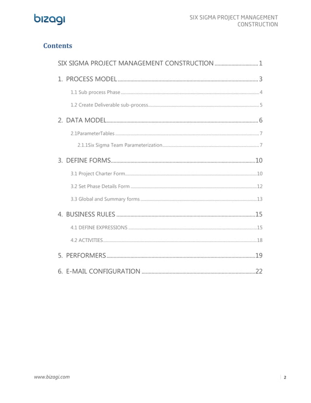 Six sigma project management construction | PDF