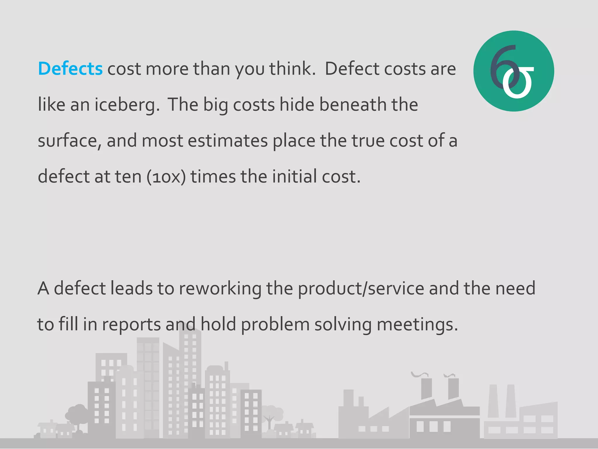 Six Sigma Quality - Defects | PPTX