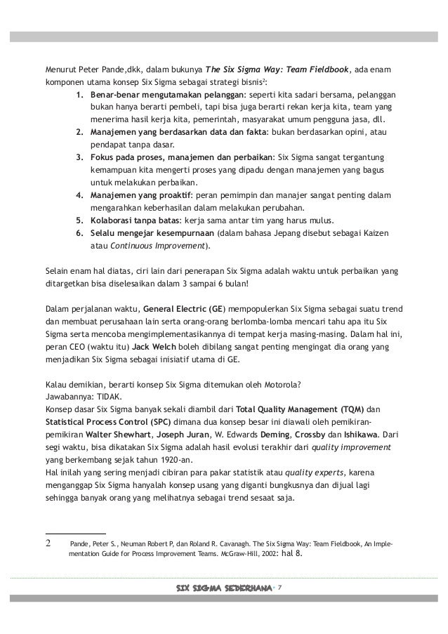 Pertanyaan Tentang Six Sigma - Gaya Modis