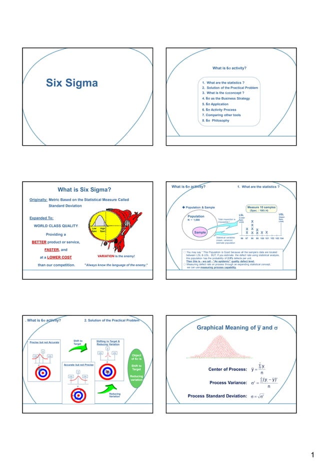 Six Sigma Tools and Techniques | PDF | Business | Business and Finance