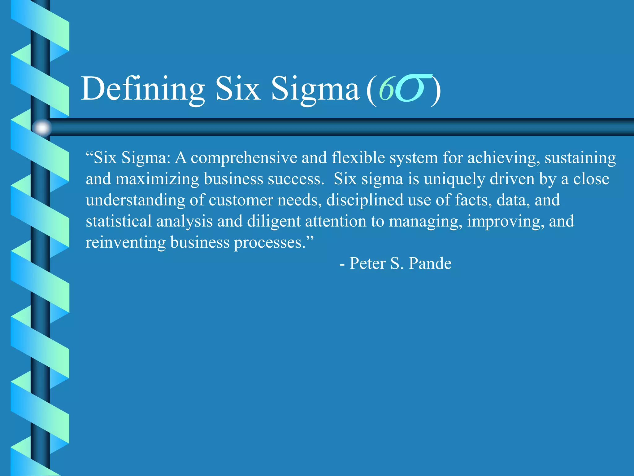 Six sigma training | PPT