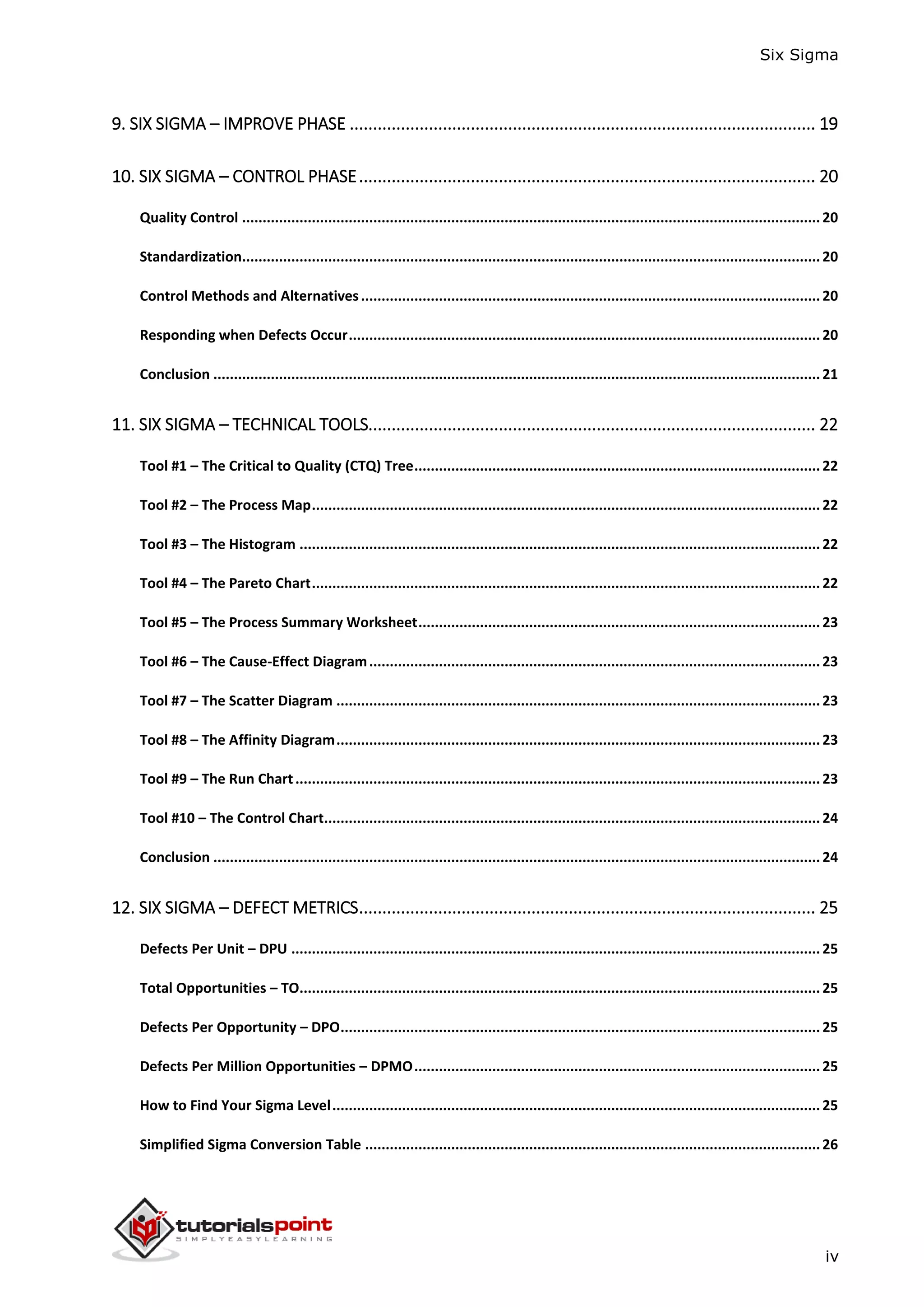 Six sigma tutorial | PDF