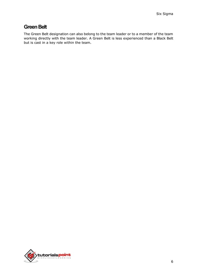 Six sigma tutorial | PDF