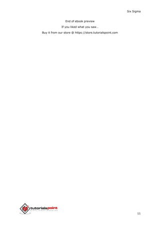 Six sigma tutorial | PDF
