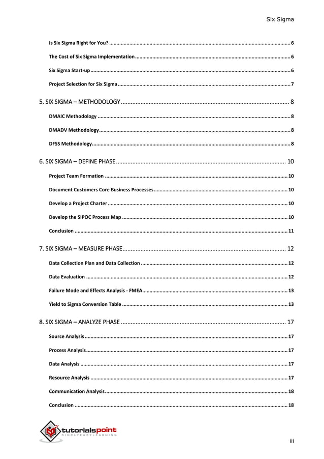 Six sigma tutorial | PDF | Mechanical and Industrial Engineering Industry | Industries