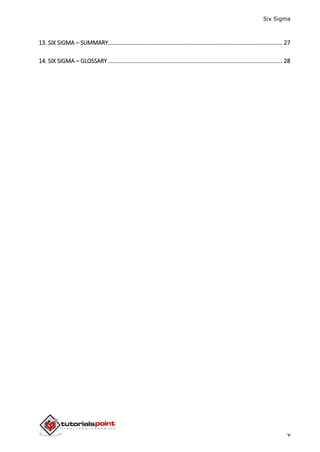Six sigma tutorial | PDF