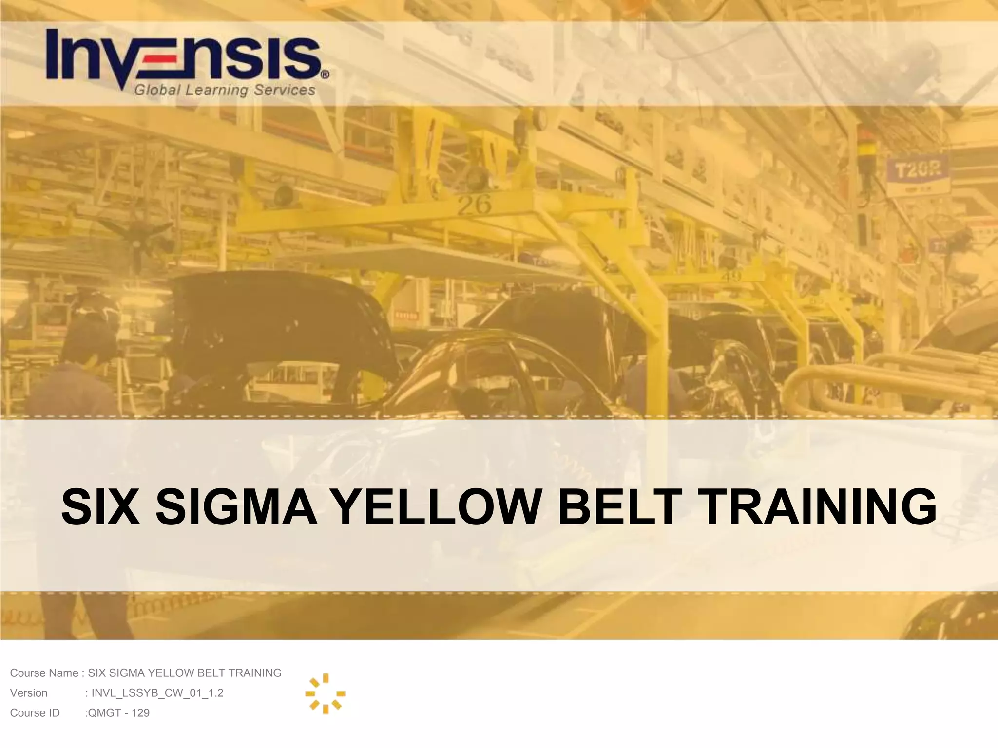 Six Sigma Yellow Belt Training | PPT