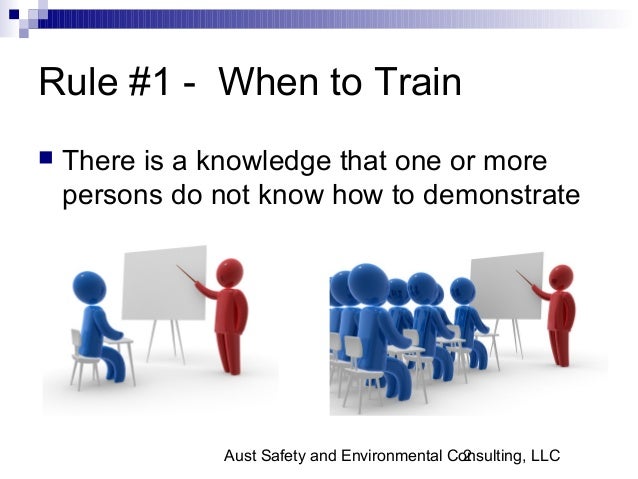 Six simple rules of training