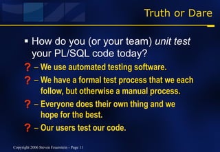 Six simple steps to unit testing happiness | PPT