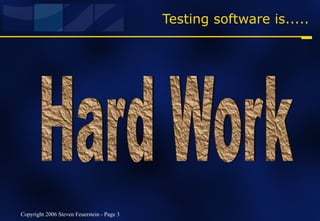 Six simple steps to unit testing happiness | PPT