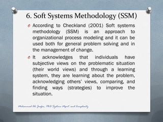 Evaluating Soft Approaches Used in Strategy Development and Planning by ...