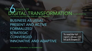 Six Stages of Digital Transformation (Research) | PPT