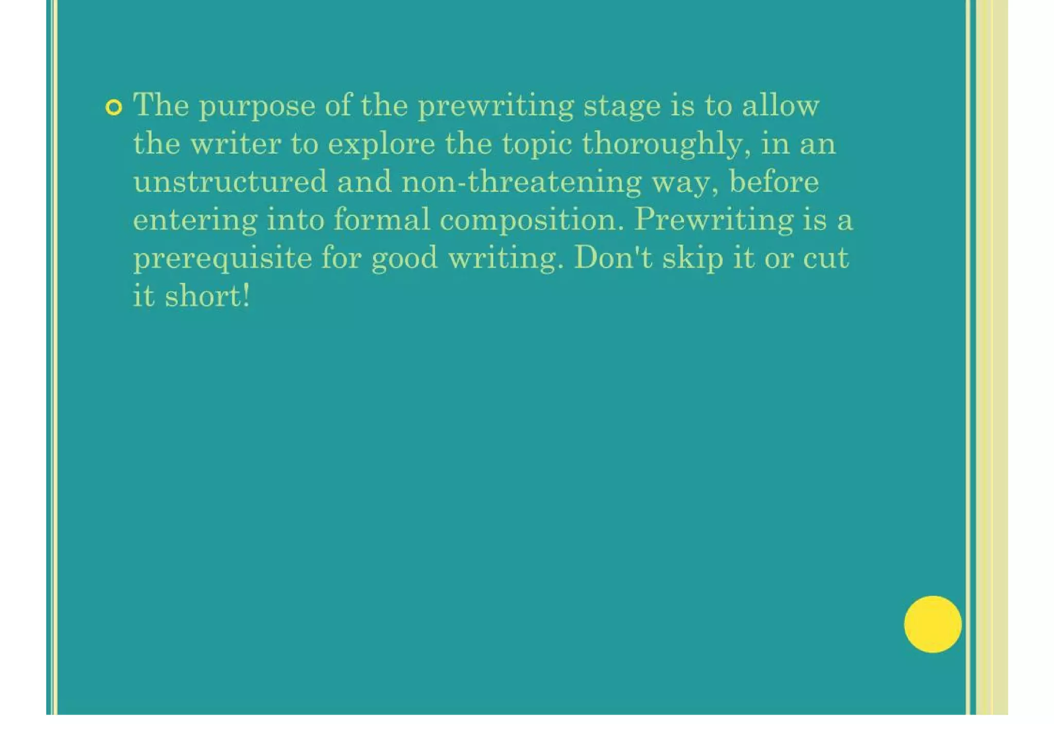 Six Stages Of The Writing Process | PPT