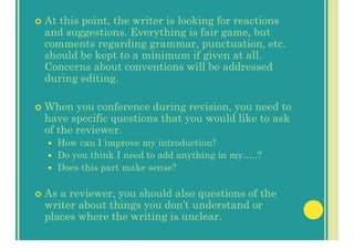 Six Stages Of The Writing Process | PDF