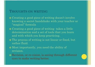 Six Stages Of The Writing Process | PPT