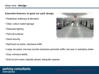 Six steps to add value to your car park | PPT