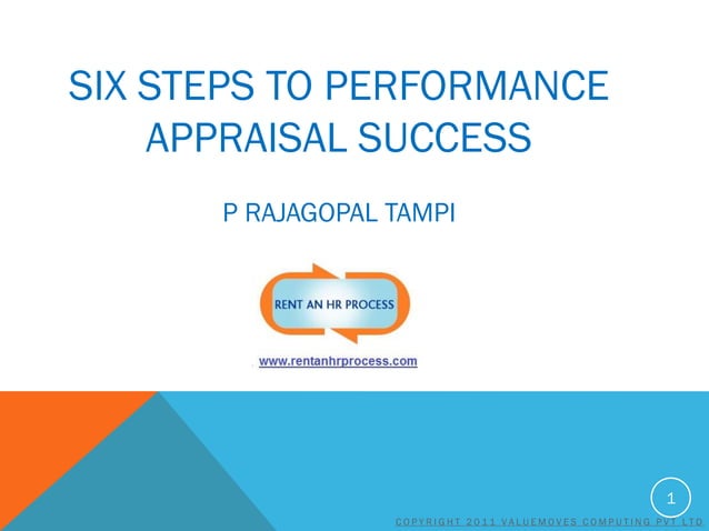 Six steps for performance appraisal success | PPT