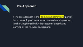Six steps on personal selling | PPTX