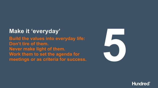 10 steps to embedding internal values | PPTX | Business | Business and ...