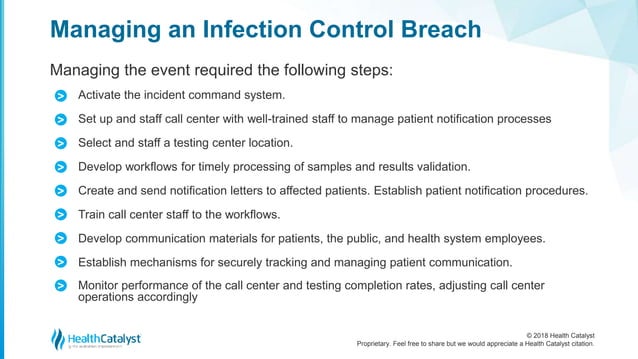 Six Steps to Managing an Infection Control Breach | PPTX | Infectious ...