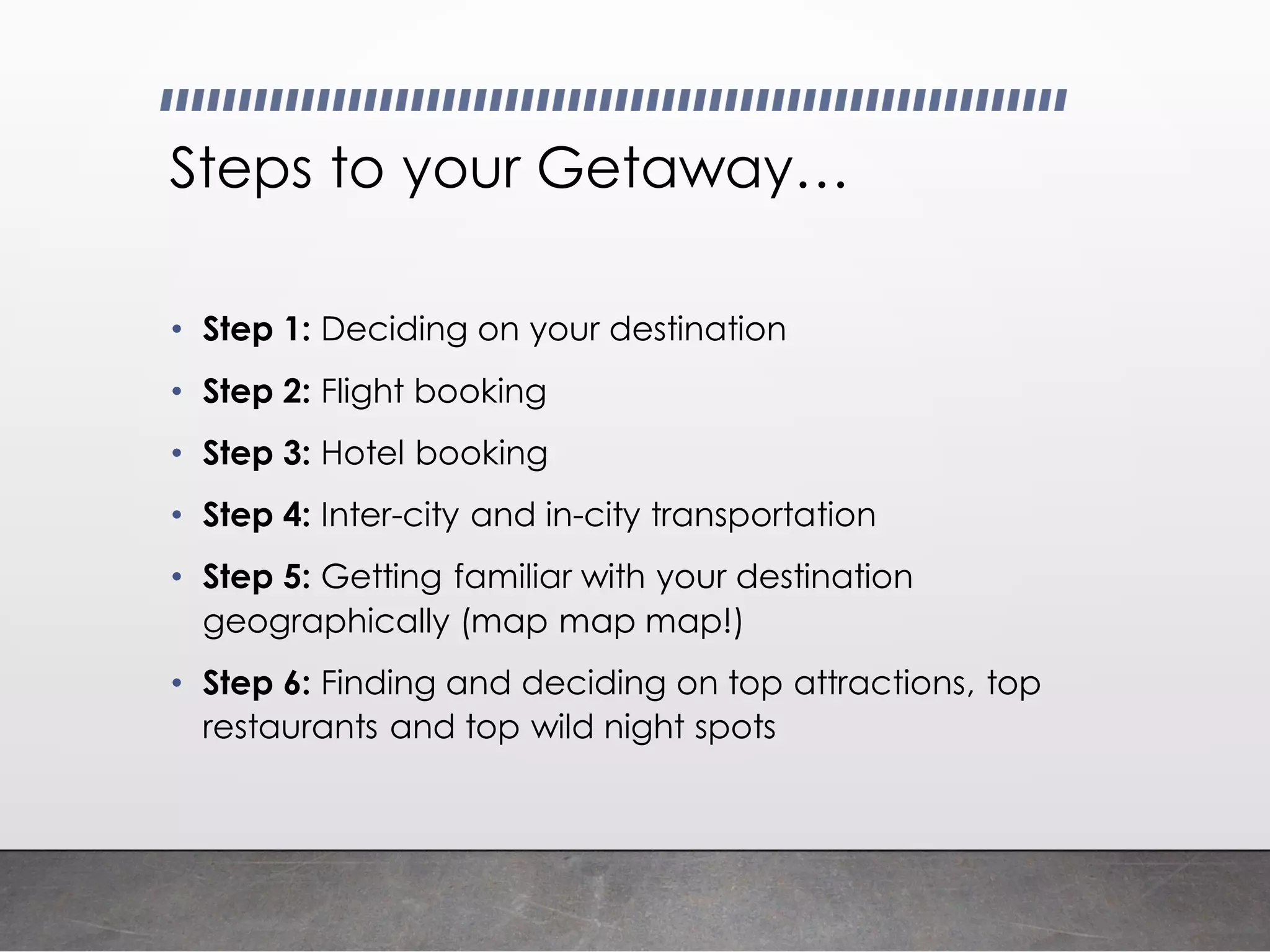 Six steps to plan the perfect vacation | PDF | Air Travel | Travel Type