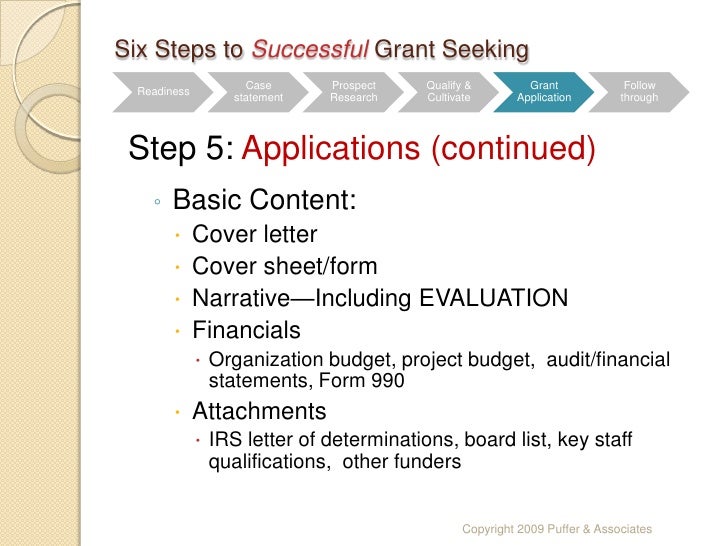 Six Steps To Successful Grant Seeking Gen
