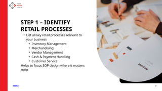 Six Steps to Writing a Great SOP for Retail | PPTX