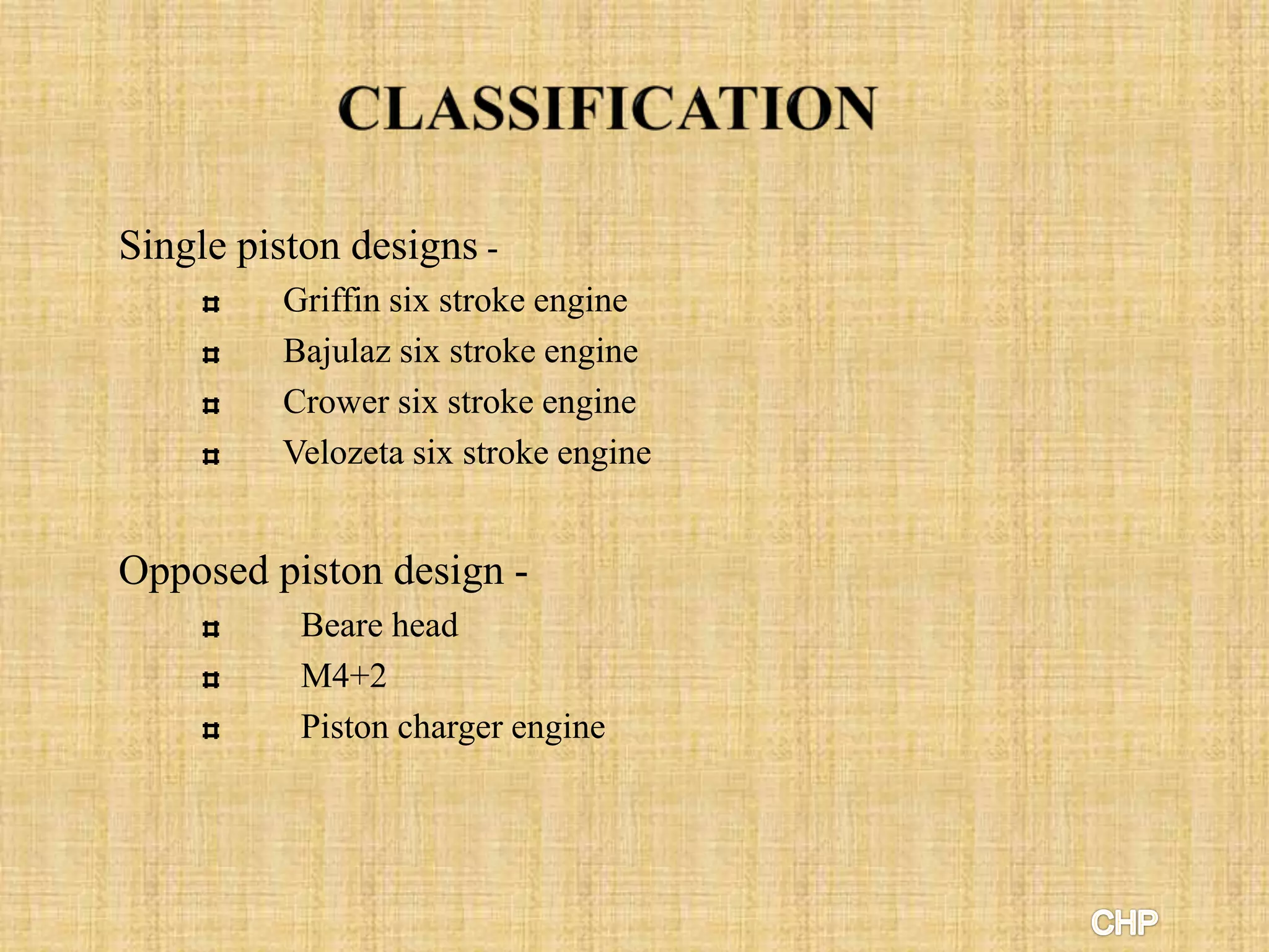 Six stroke engine | PPTX