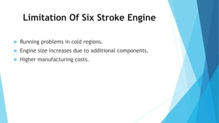 Six stroke engine | PPTX
