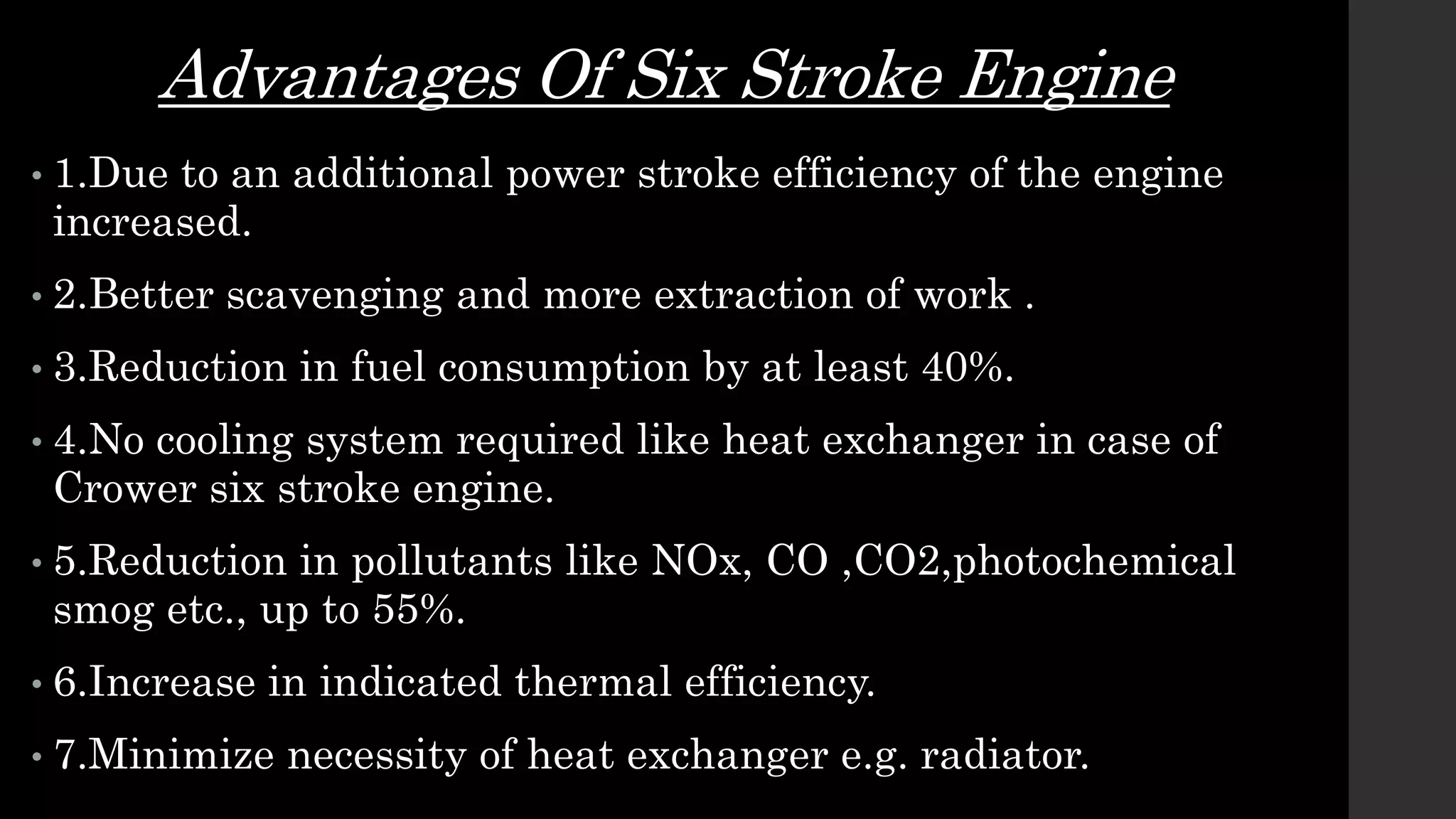 Six stroke engine | PPT