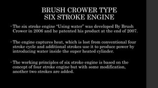 Six stroke engine | PPT