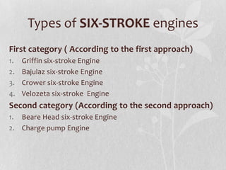 Six stroke engine akhil dont delte | PPTX | Automotive