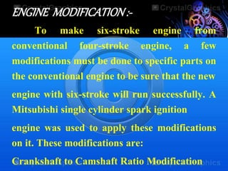 Six stroke engine ppt | PPTX